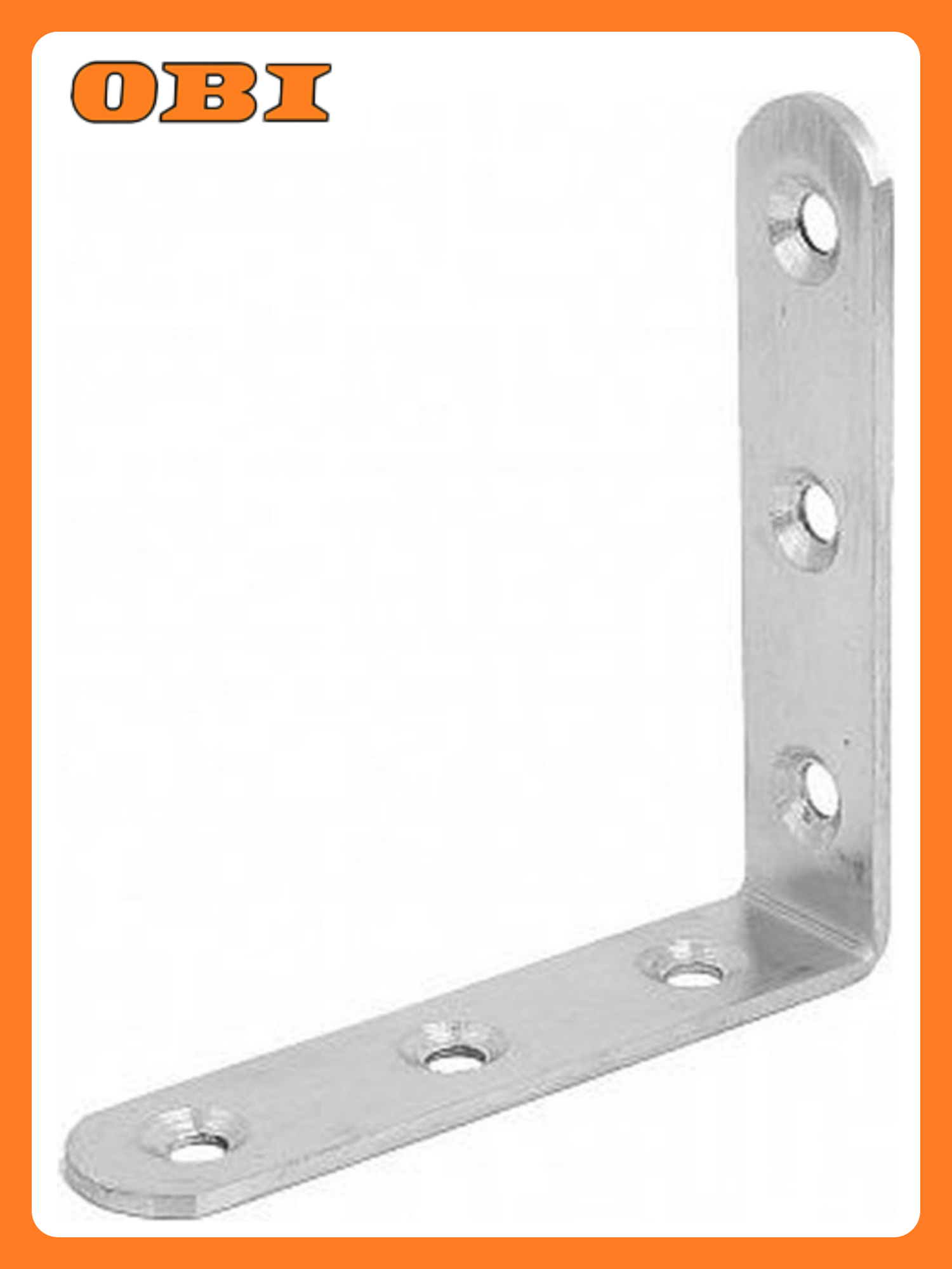 Уголок мебельный Tech-KREP, оцинкованный, серебристый, 100x100 мм