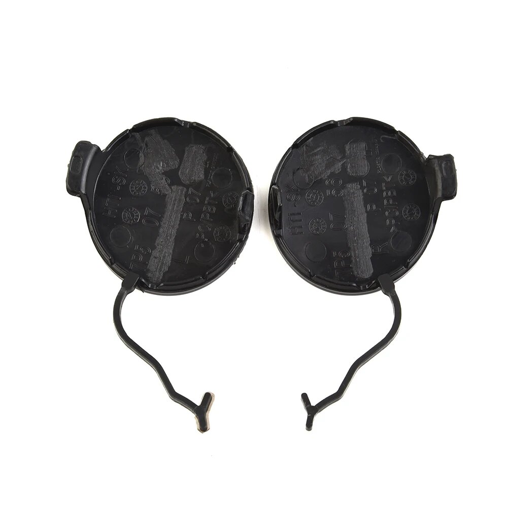 95850515500 95850515600 Замена бампера фаркопа 2 шт. Крышка проушины крюка переднего бампера пластик 2 шт. 5 см черный