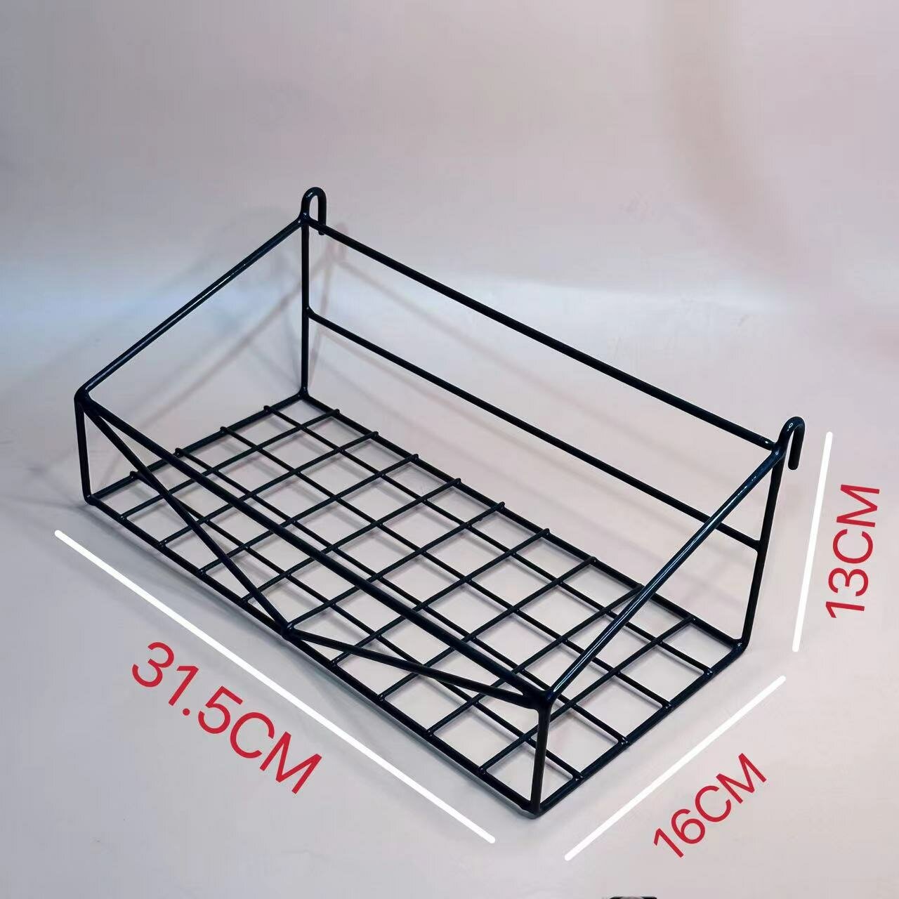 Стеллаж для хранения из железной сетки, подвесная корзина, поднос, аксессуары для фото на стене, хранение, декоративный стеллаж для домашнего использования