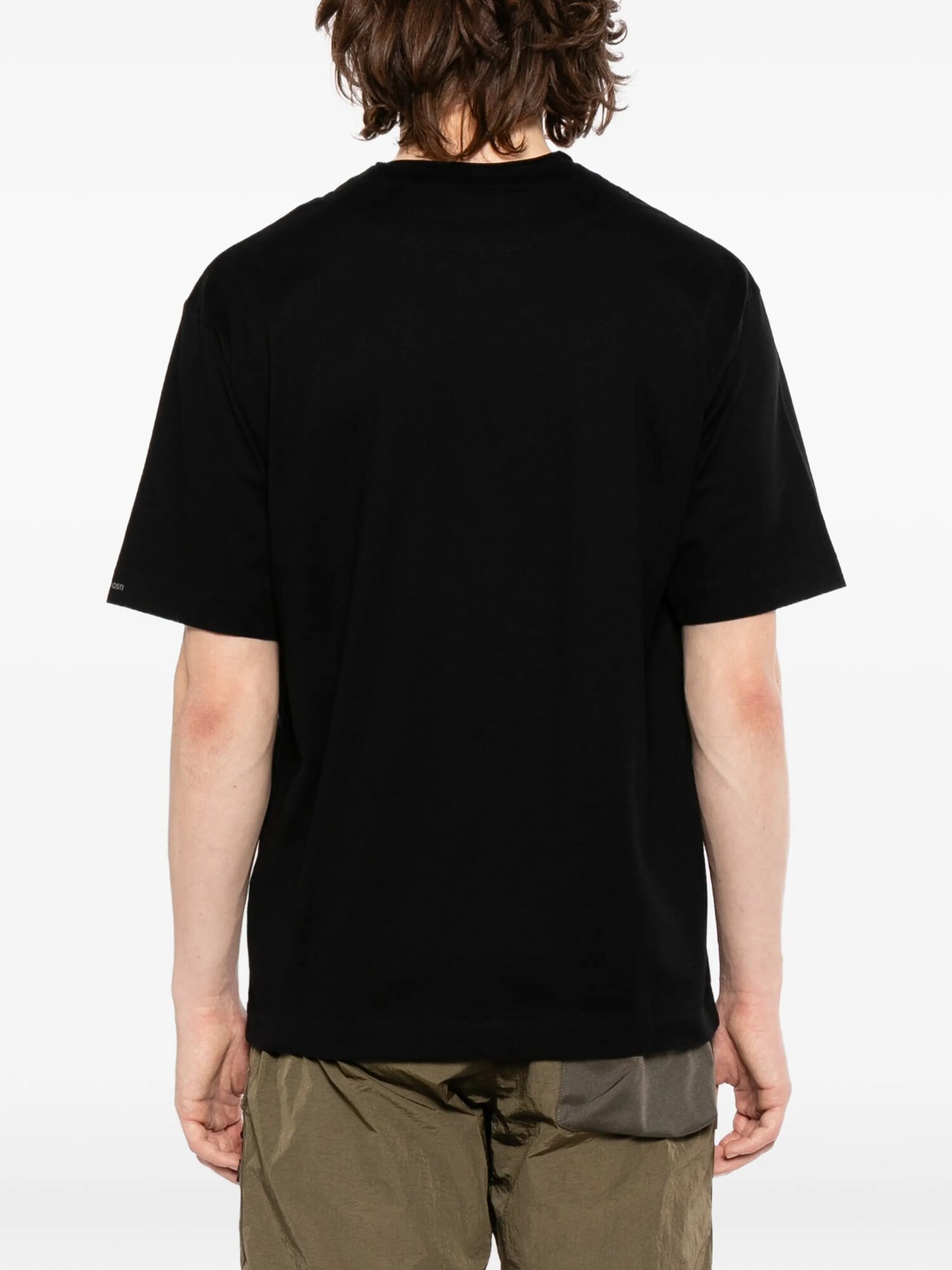 Футболка MASSIMO OSTI STUDIO Crew neck T-shirt, размер M, black/black — фото 1