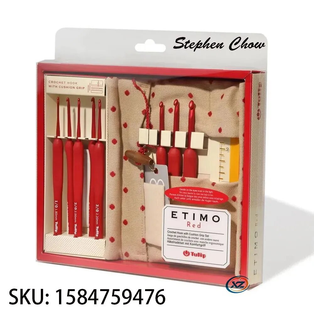 Набор крючков для вязания Tulip Etimo Red с 1,8 по 5,0 мм, арт. TED-001e-. xz