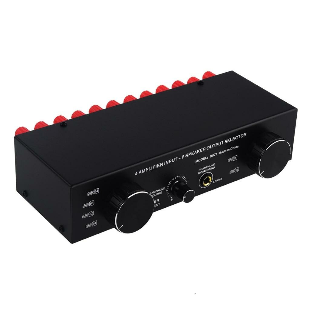 Усилитель-коммутатор аудиосигнала 2 входа / 4 выхода