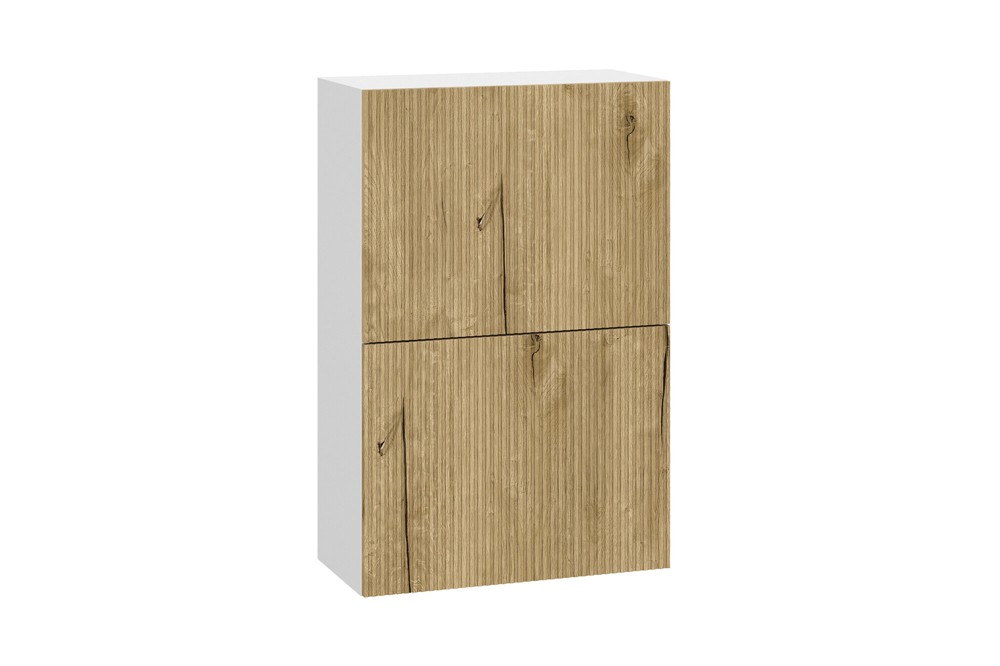 Шкаф верхний высокий барный Нонтон Ритея, 60x29x91 см, белый / сердце дуба