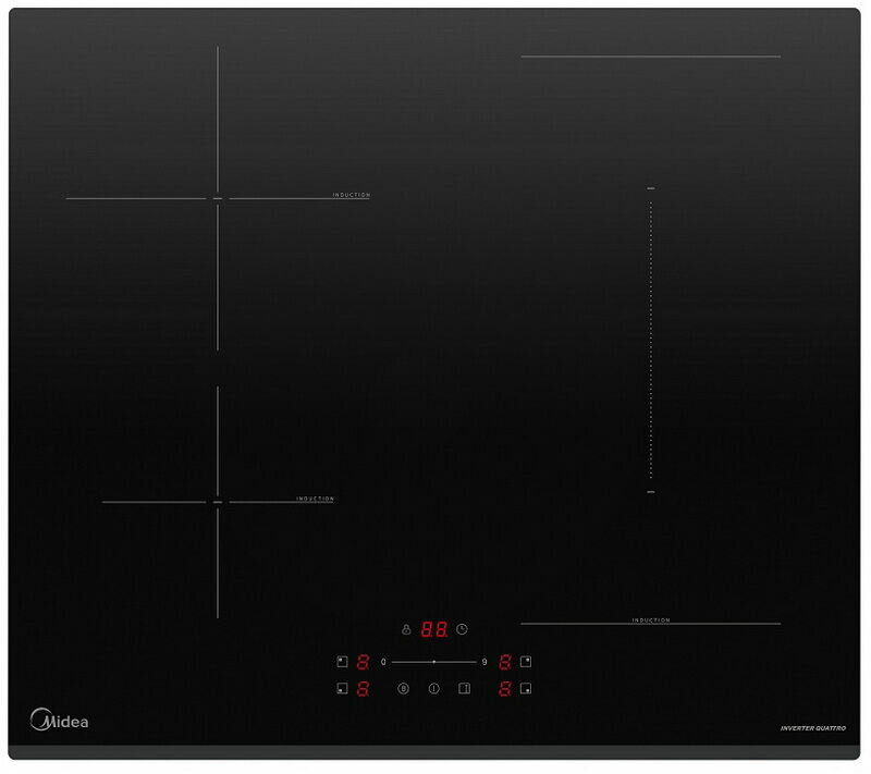 Варочная панель Midea MIH65783F индукционная, слайдер, бустер, FLEX зона