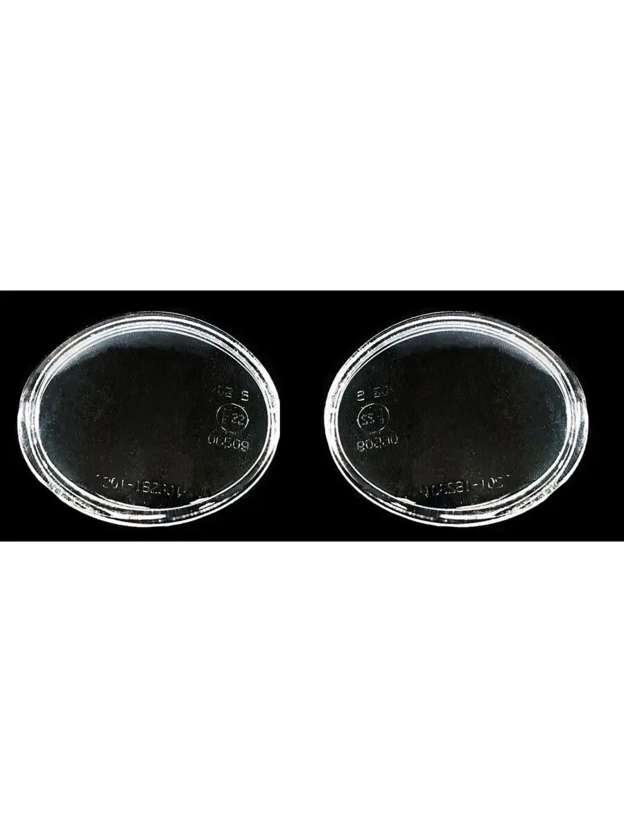 Стекло ПТФ Mitsubishi Lancer X дорест 2007-2010 ком-т 2 шт