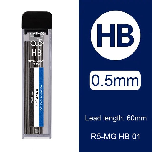 Механический грифель Tombow R5-MG HB 0.5 мм, темно-синий