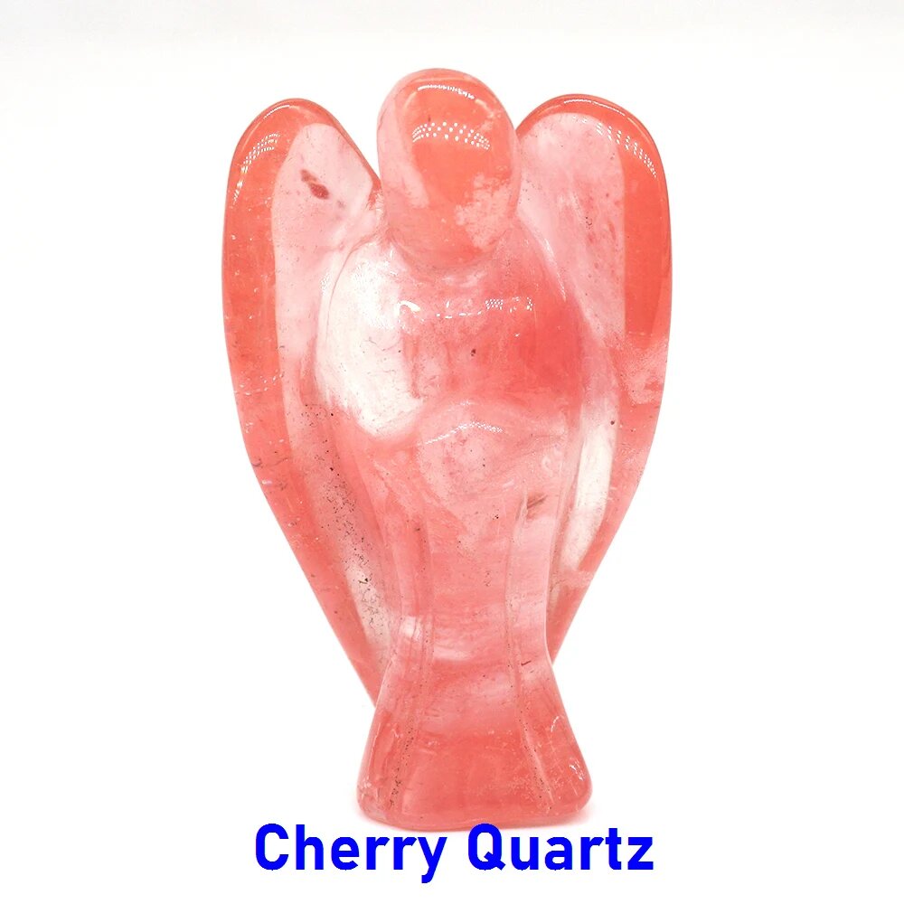 Ангел-хранитель Cherry Quartz, бордовый