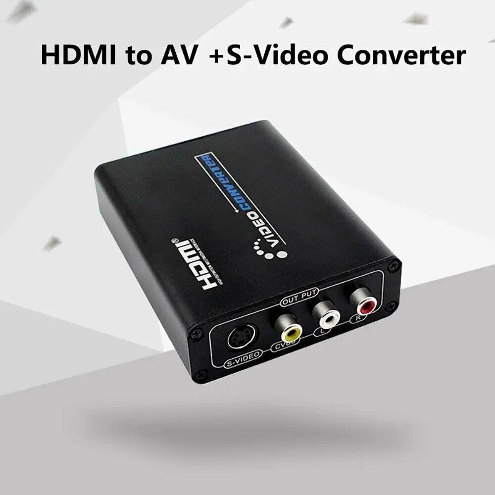 HDMI в AV S-Video CVBS видео конвертер HDMI в SVIDEO + SVIDEO переключатель адаптер для телевизора ПК Blue-Ray DVD