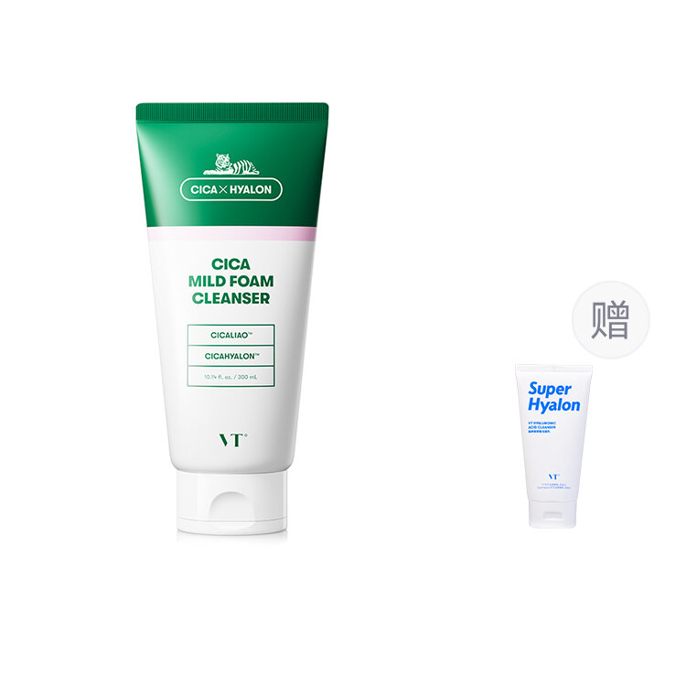 Очищающая пенка для умывания унисекс VT Cica Mild Foam Cleanser