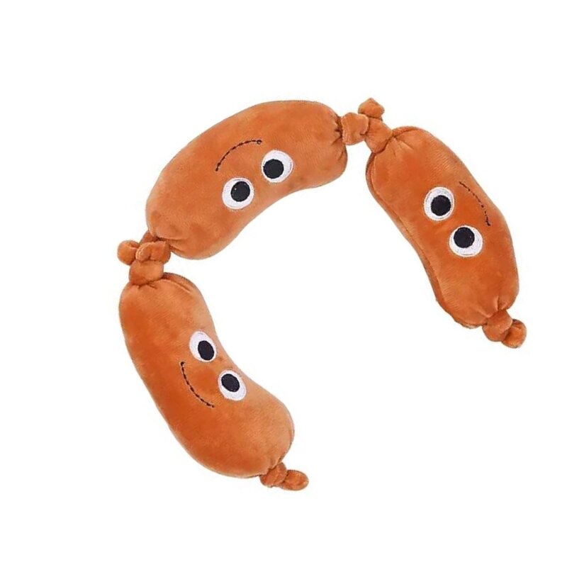 Игрушки для кошек, Плюшевая игрушка для собак-сосисок