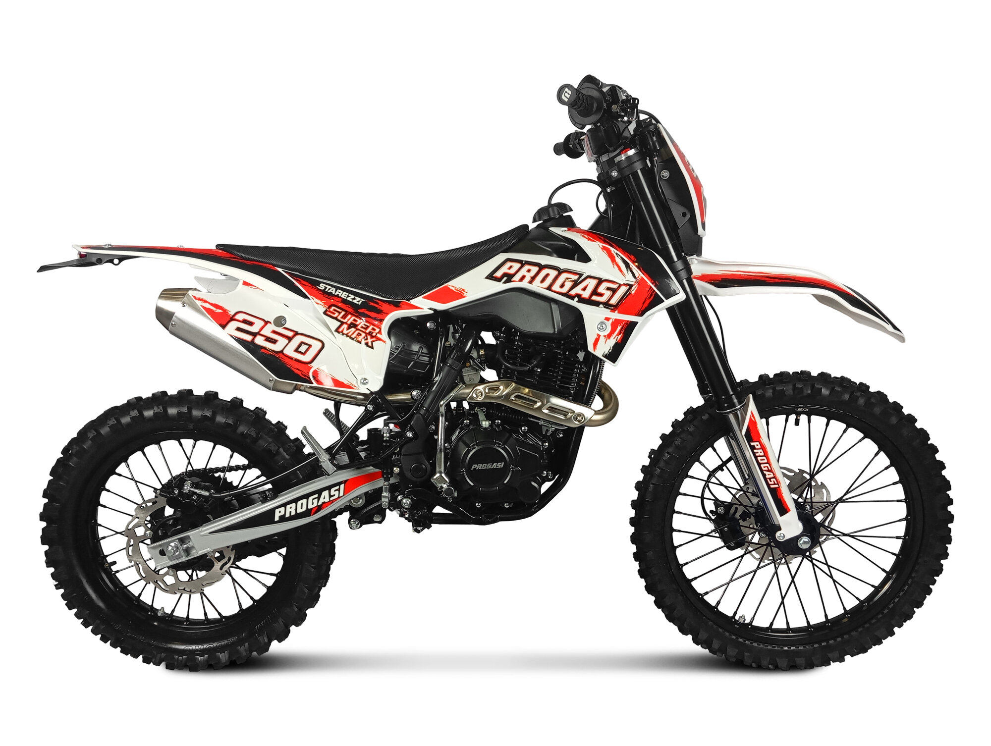 Мотоцикл эндуро PROGASI SUPER MAX 250 NG, 249 куб. см, электростартер, красный