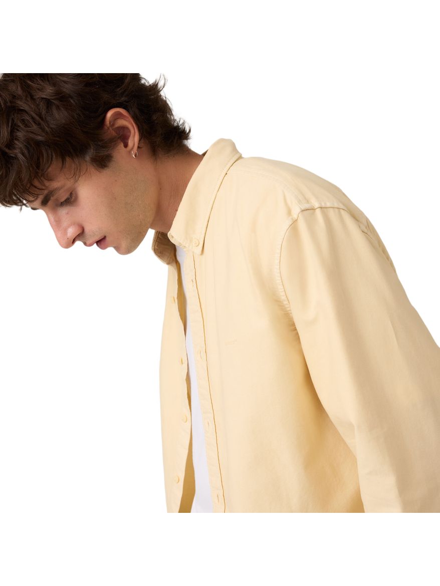 Рубашка Levi's Men Authentic Button Down Shirt, размер S, желтый — фото 1