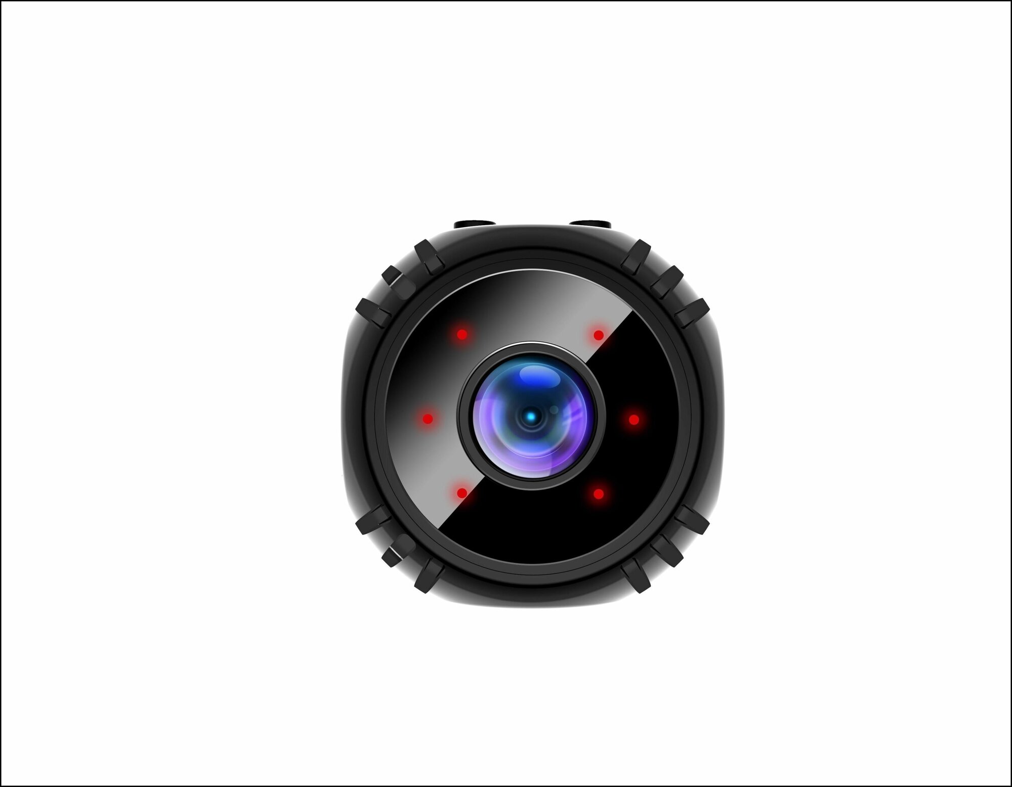 Беспроводная мини-камера магнит Wi-Fi ночного видения W8 FullHD 1080p