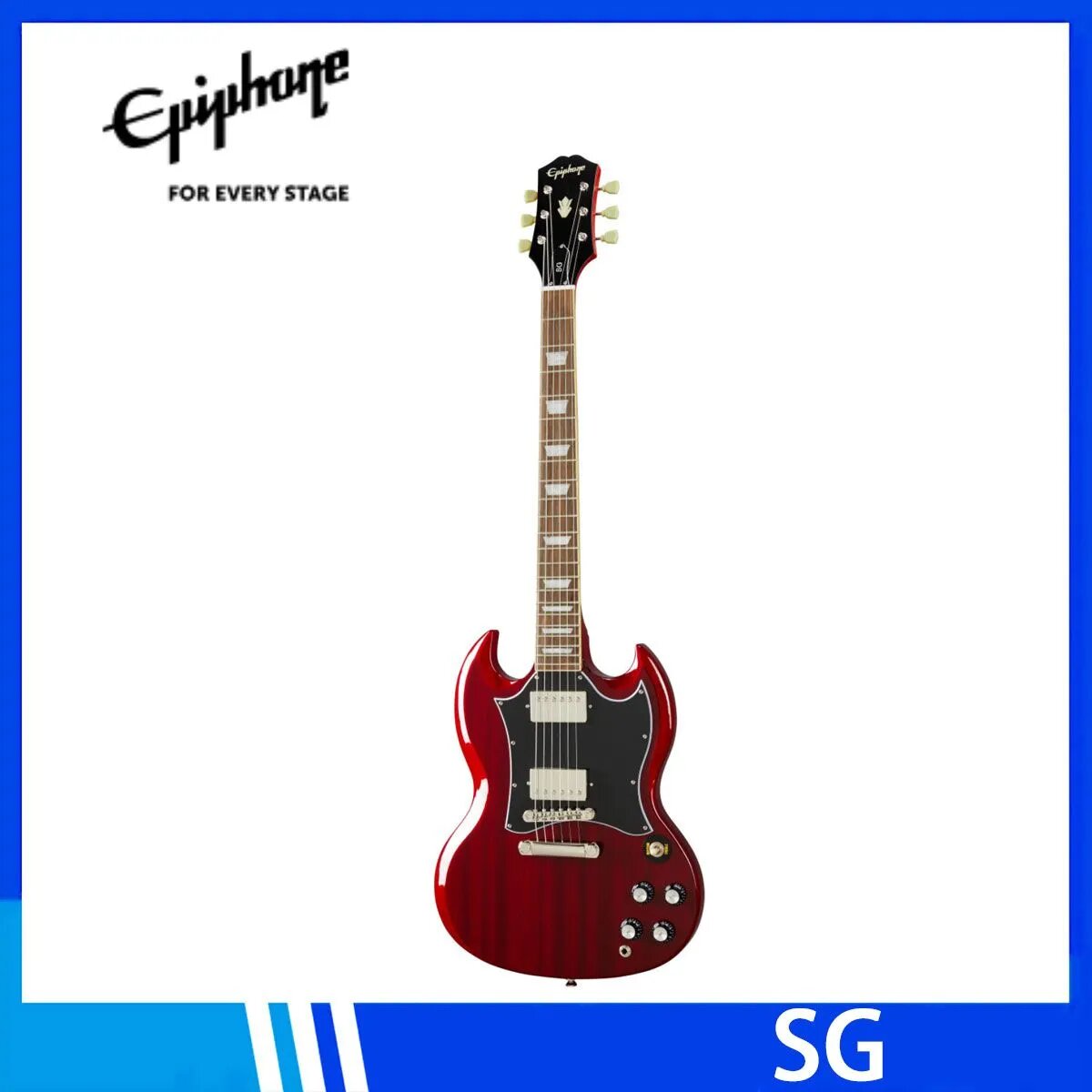 Электрогитара Epiphone SG Standard_ Cherry, 6-струнная