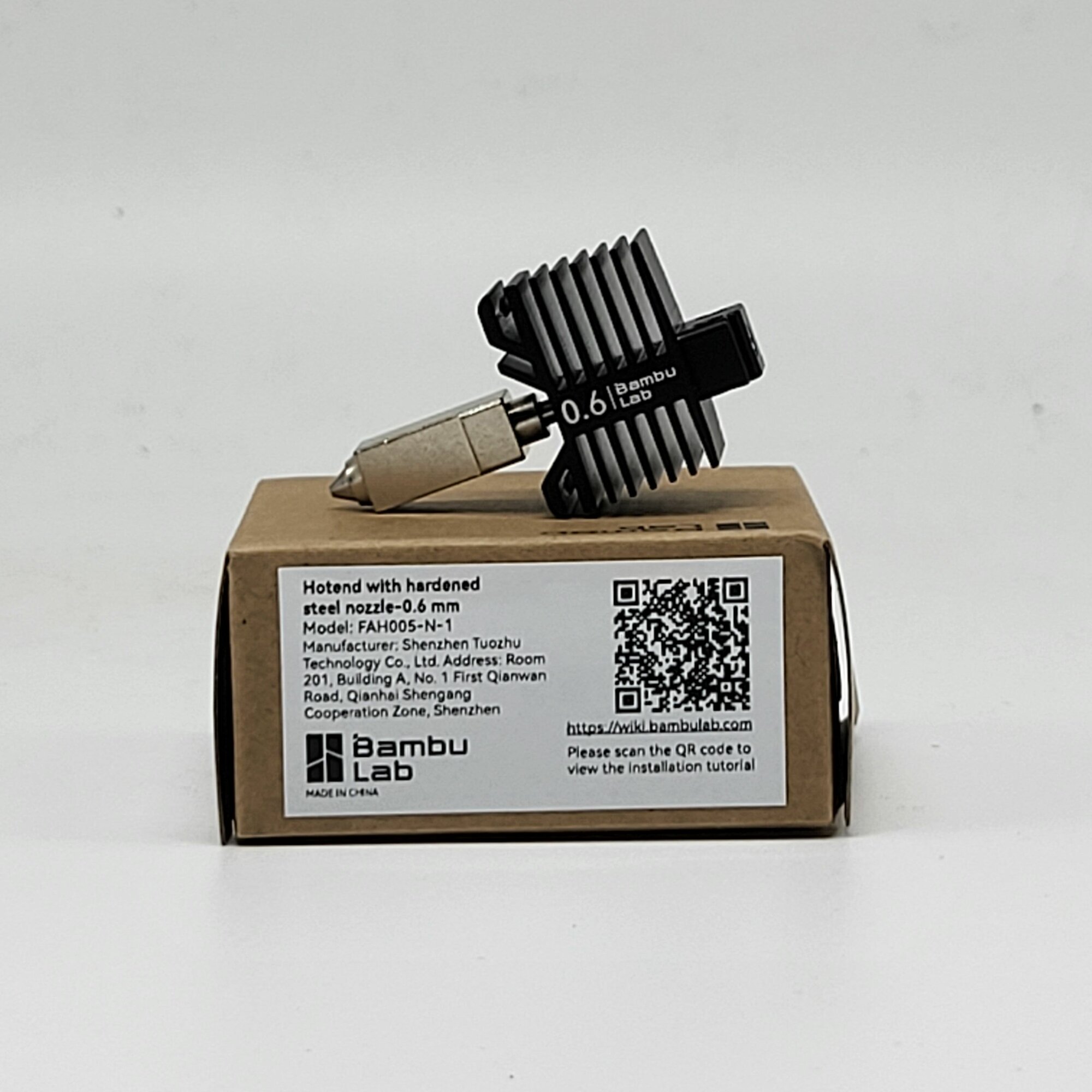 Хотэнд Bambu Lab с соплом 0.6 мм Hotend with Hardened Steel nozzle 0.6 mm