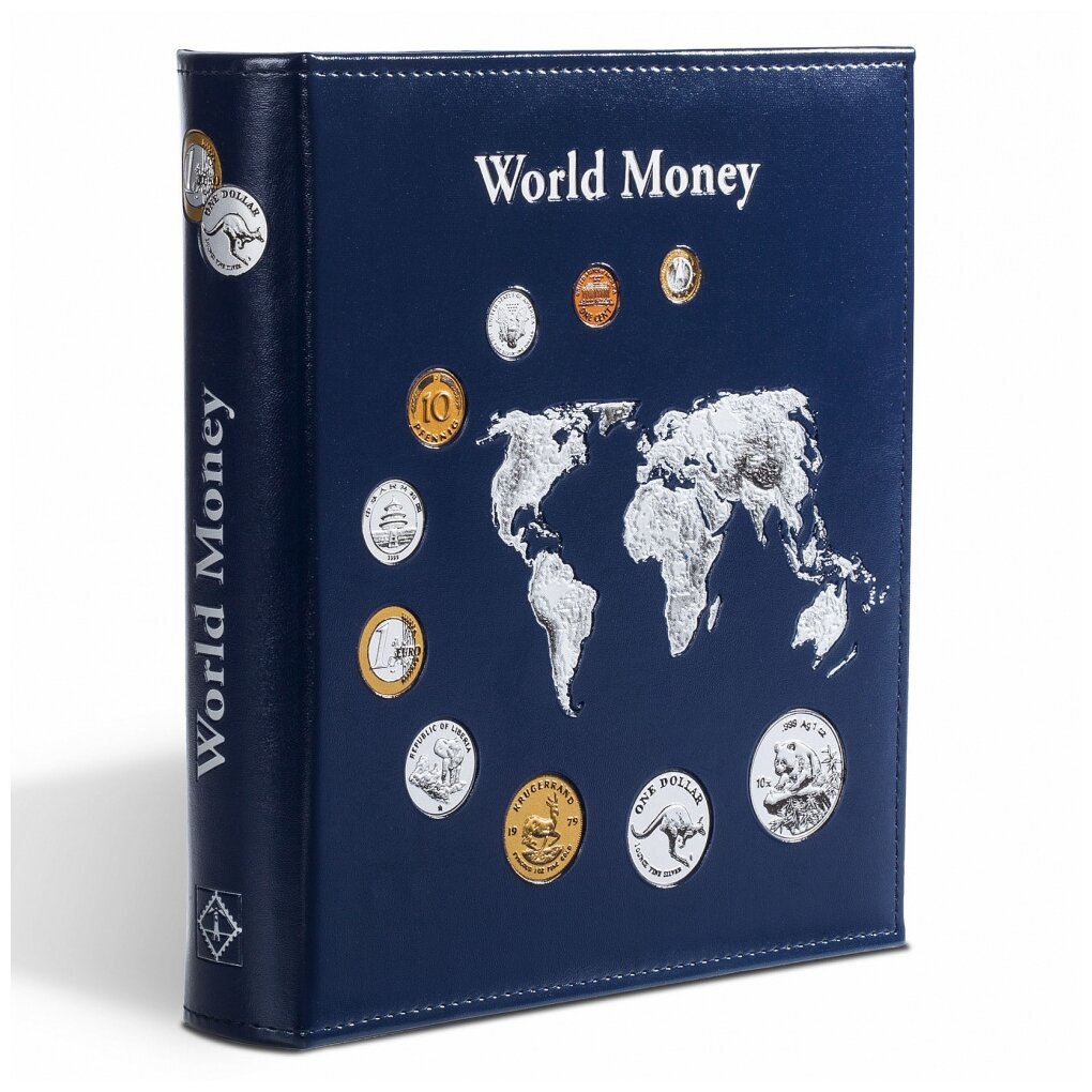 Альбом для монет World Money с 5-ю листами на 152 монеты. Leuchtturm