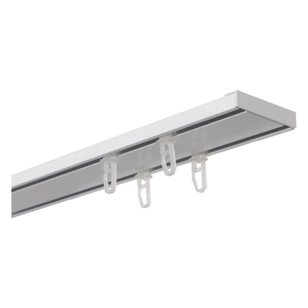 Алюминиевый, Арт-Декор, двухрядный потолочный карниз Арт-Декор белый 320 см ATLANT A 4620748742459, алюминия и покрыты