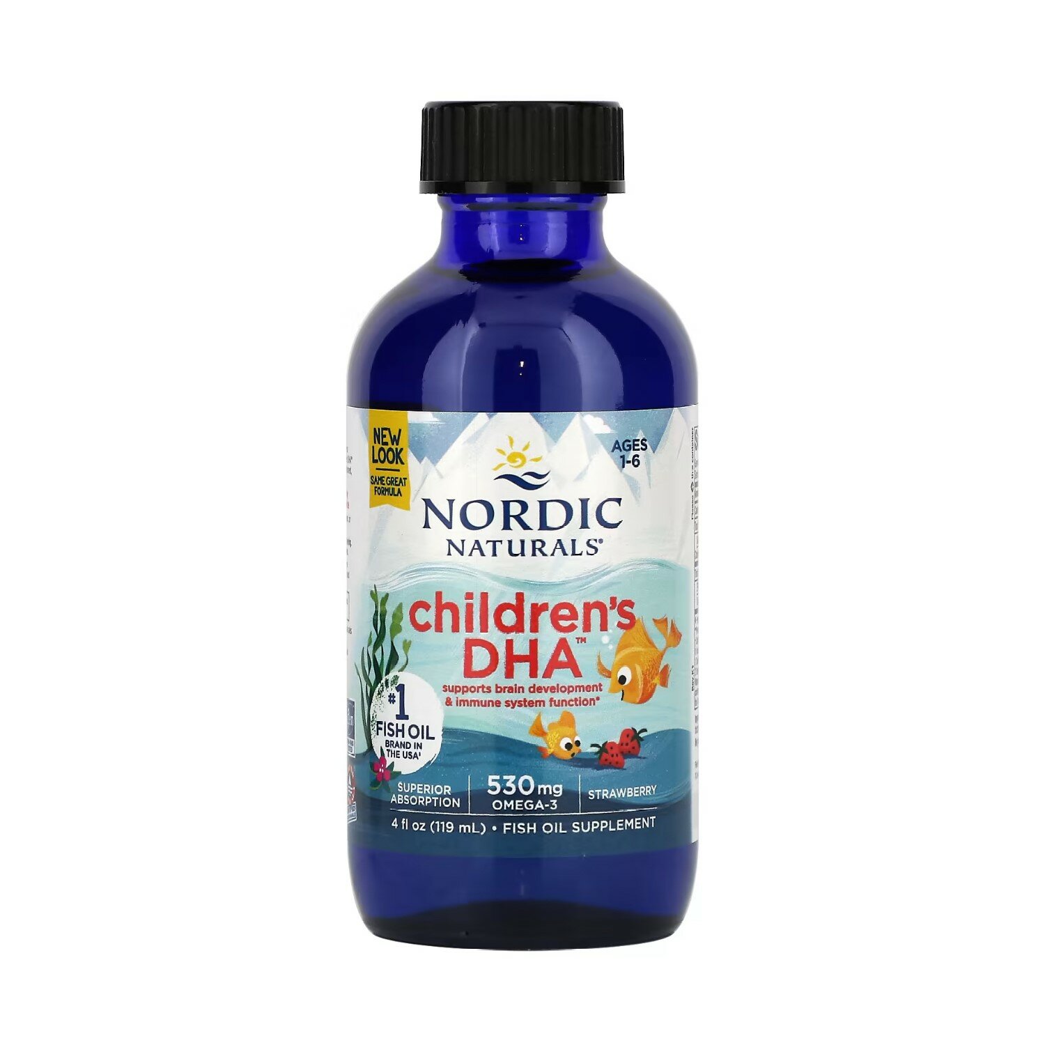 Nordic Naturals Childrens DHA для детей от 1 до 6 лет, 119 мл