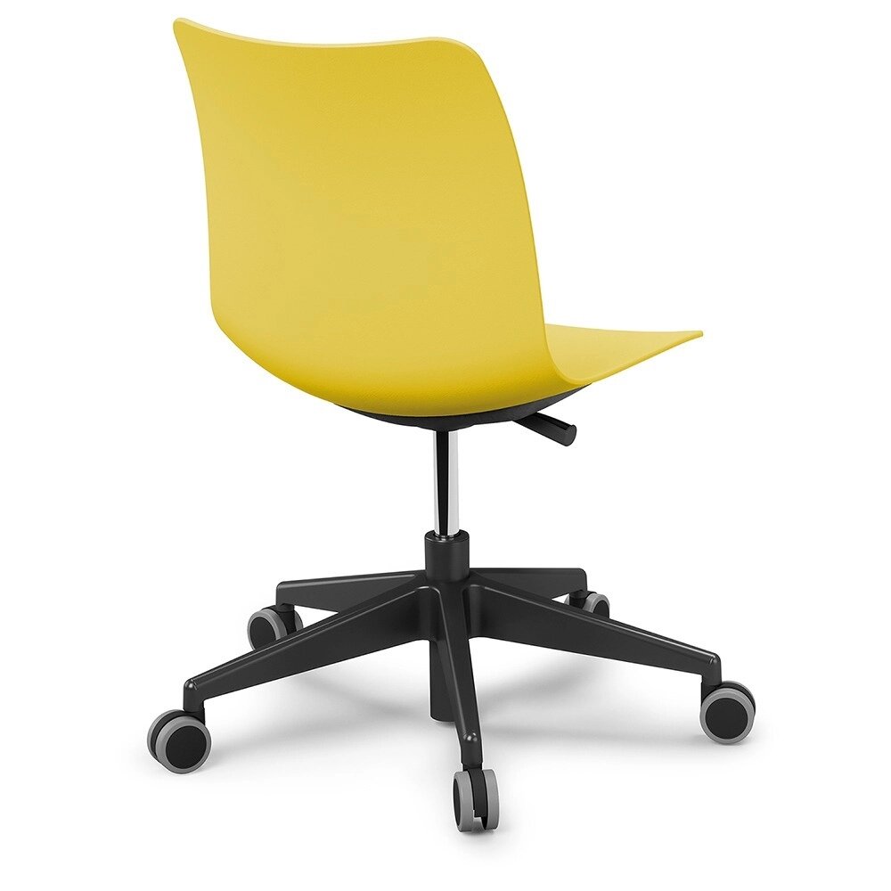 Cтул ученический пластик COLLEGE COLOR SH25 slim/Lemon yellow RAL1012