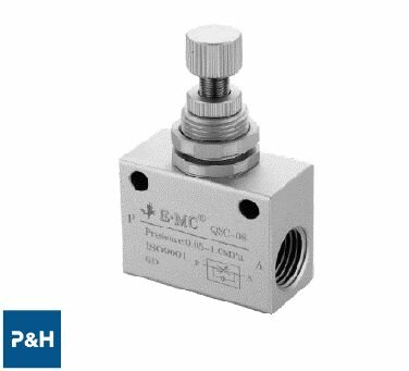 Дроссель с обратным клапаном, QSC-06, Аналог RFU 482-1/8