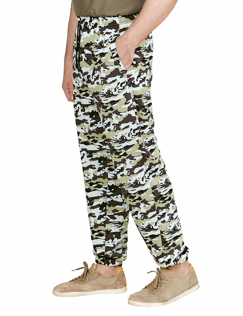Брюки спортивные джоггеры камуфляжные