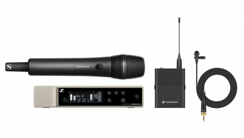 Sennheiser 508770 EW-D ME2/835-S SET (Q1-6) Радиосистема с петличным и ручным микрофоном, 470.2-526 МГц