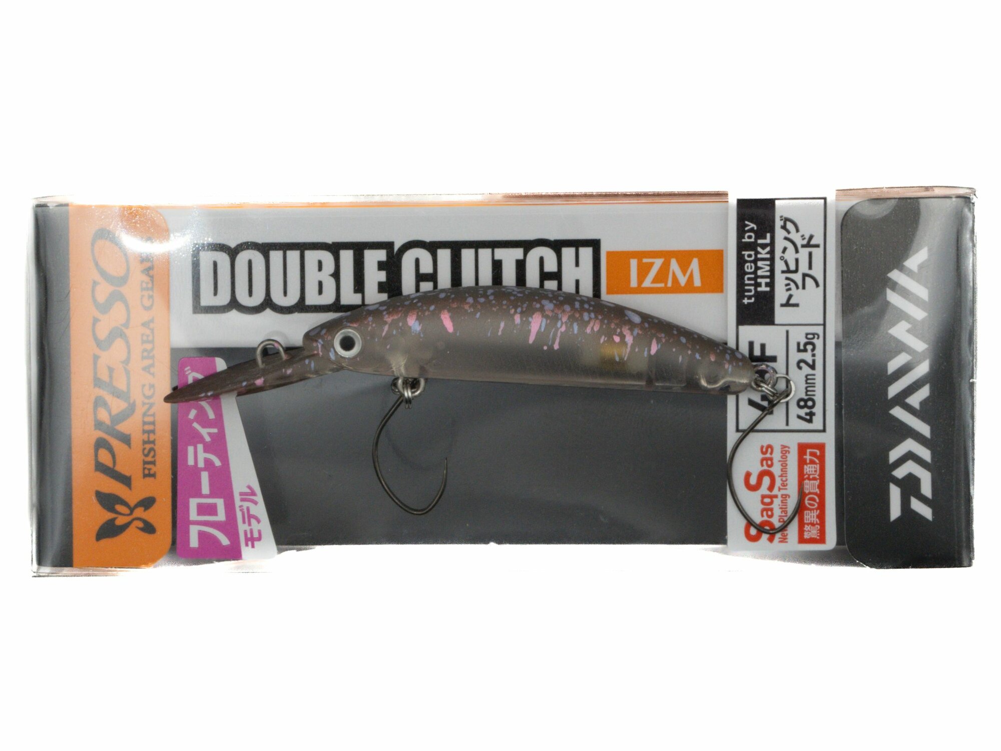 Воблер Daiwa Presso Double Clutch 48F, 2.5 г, #Uratsubu Pellet