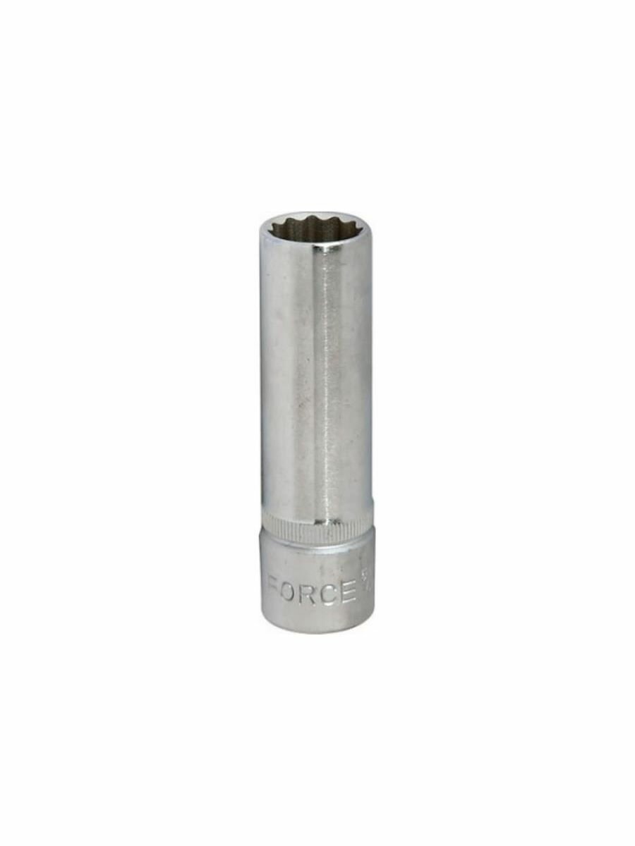 Головка торцевая длинная двенадцатигранная 1/2" 26 мм L 77 мм, FORCE 5497726
