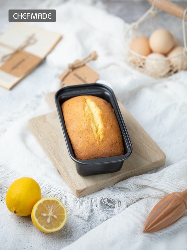 Форма для выпечки хлеба и десертов из углеродистой стали с антипригарным покрытием 18,5х9,8 см для духовки