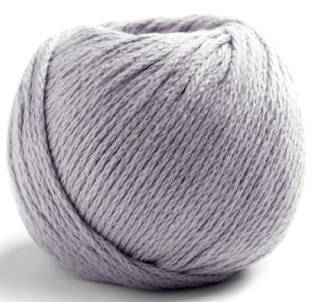 Ica /Ика/ пряжа Lamana, 100% пима хлопок, 50г/80м (37, perlgrau (жемчужно-серый), серый)