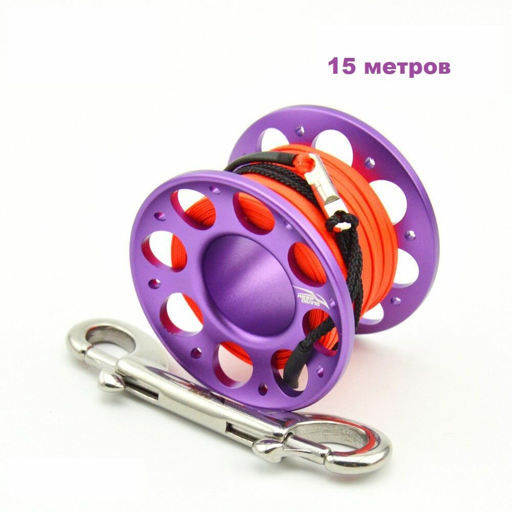 Держатель с пружиной синий