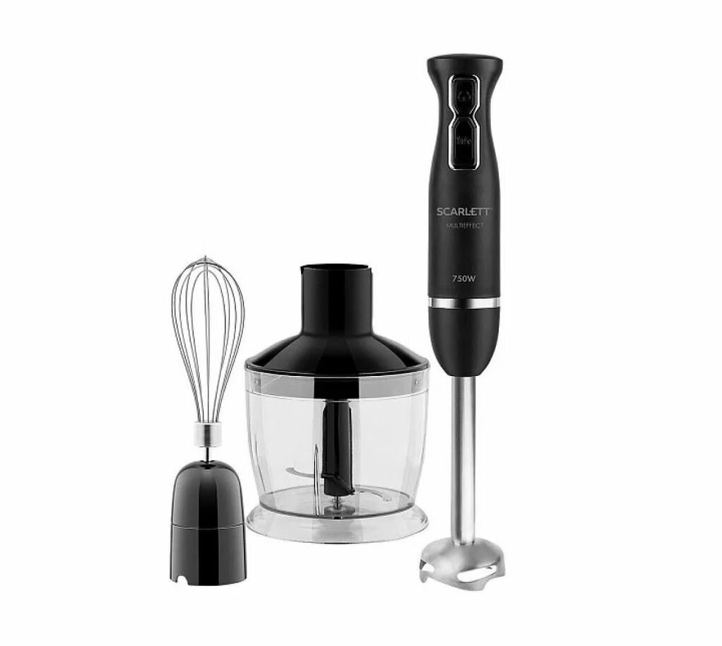 Блендер Scarlett SC-HB42F39, погружной, мощность 750 Вт, 2 скорости