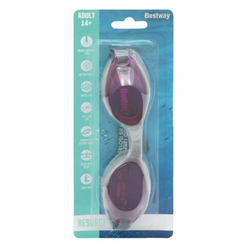 2 шт. Очки для плавания "ActivWear" от 14 лет, ассорти, BESTWAY, 21051