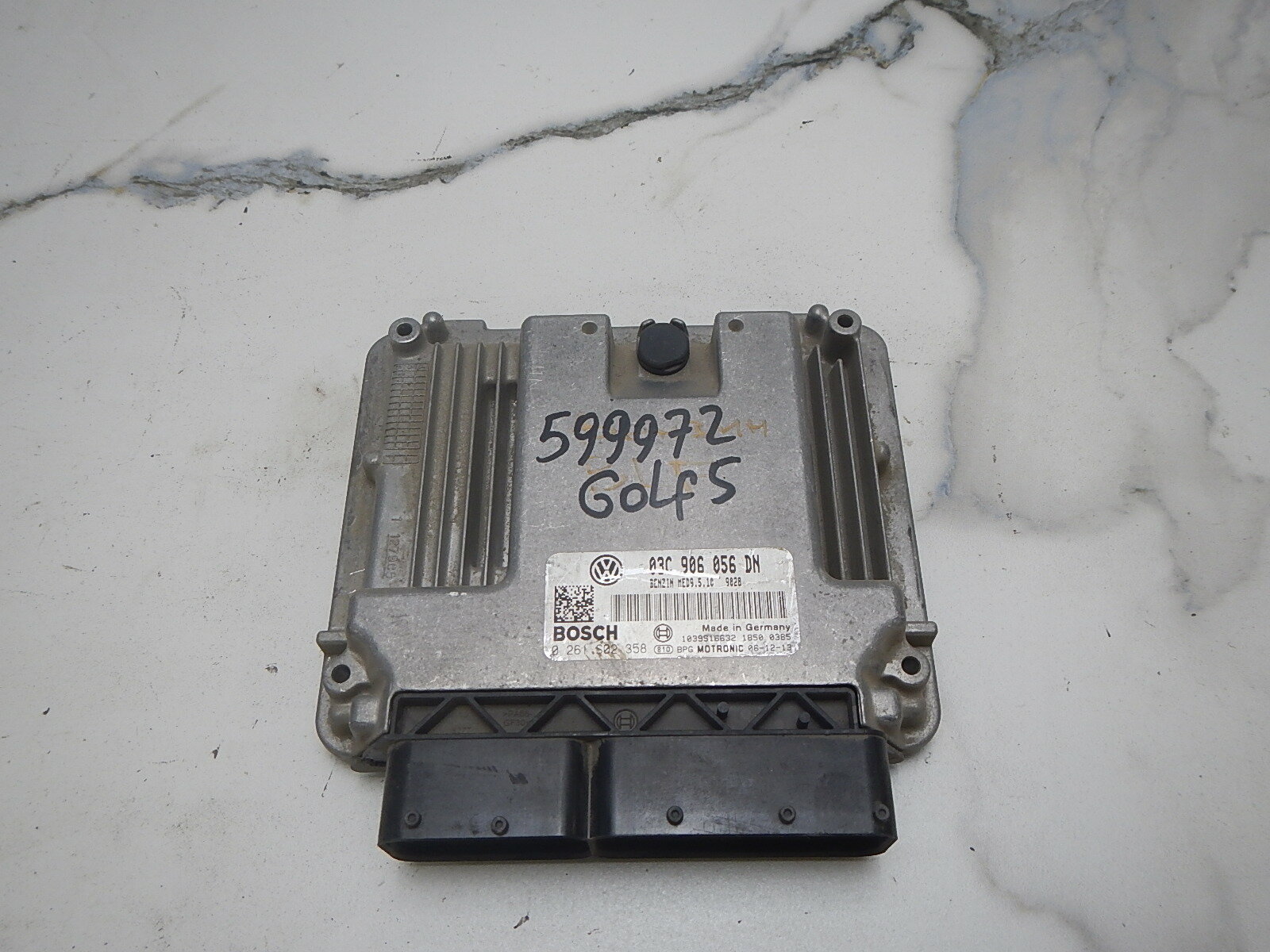 Б/У Блок управления двигателем, Volkswagen (Фольксваген)-GOLF V (03-09) VOLKSWAGEN GOLF V (03-09) BLF 1,6 Без видимых пов...