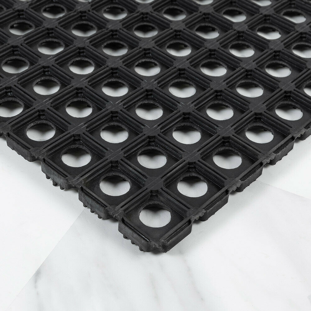 Коврик придверный резиновый Руберг 100х150 см черный