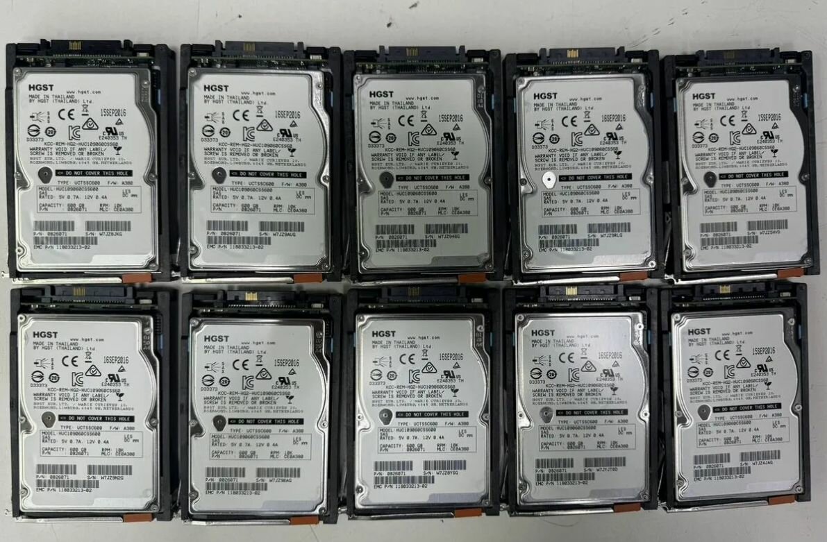 Жесткий диск hgst HUC109060CSS600 600GB SAS 2,5" HDD