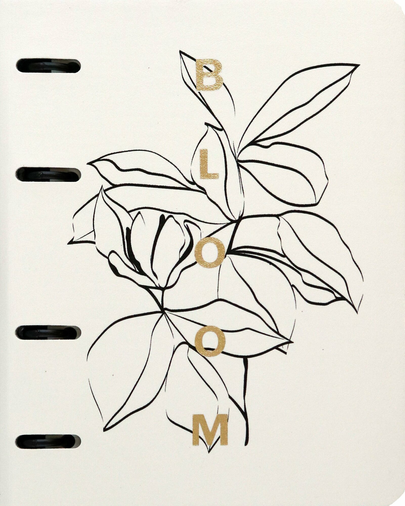 Тетрадь Bloom, 120 листов, клетка, молочный