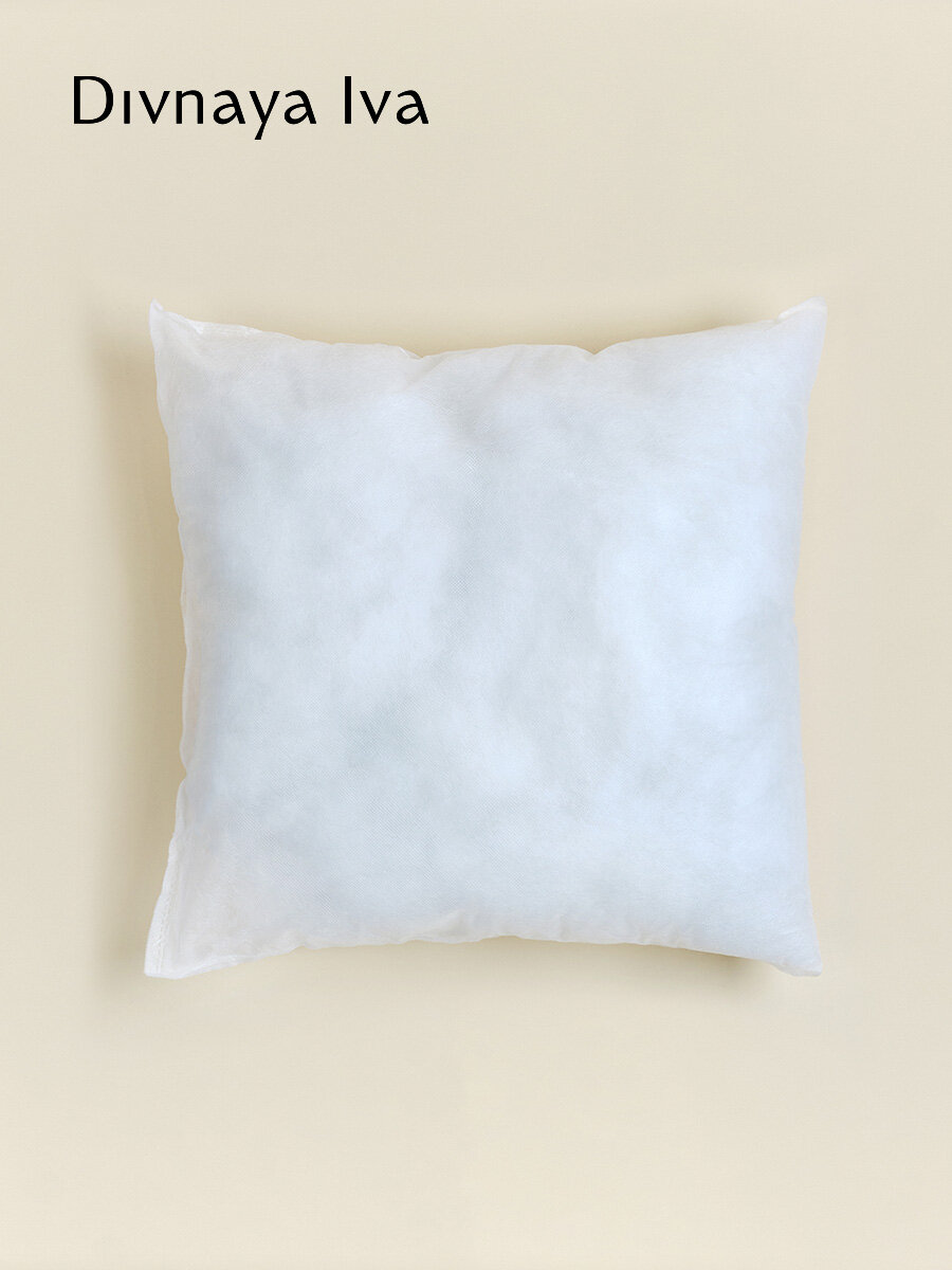 Подушка для декоративной наволочки, внутренняя подушка, размер 40*40 см, Divnaya Iva