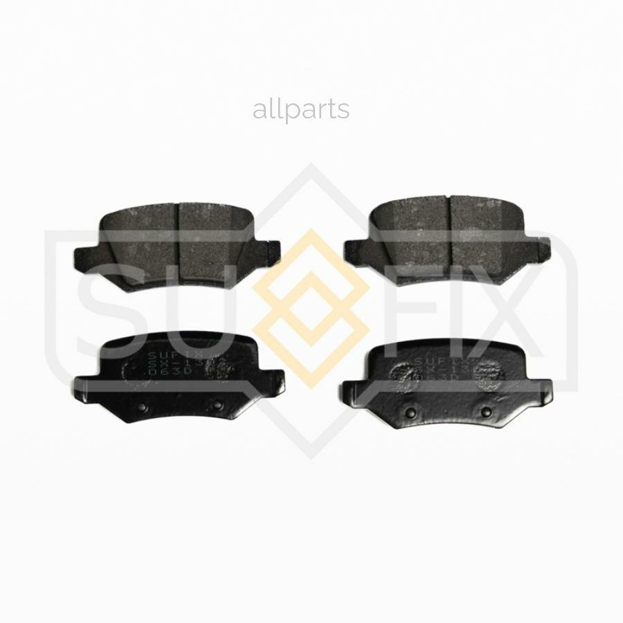 SUFIX SX1302 Колодки тормозные дисковые | зад |