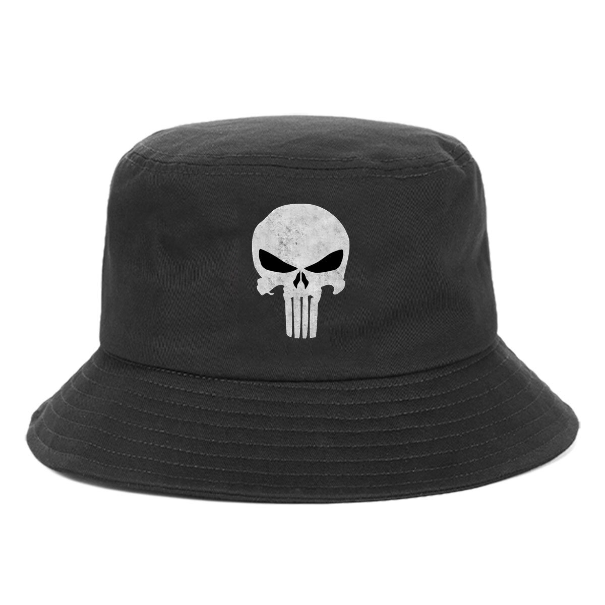 Аниме шляпы рыбака Punishers, складные солнечные шляпы для рыбалки, ведерные солнечные шляпы для женщин и мужчин
