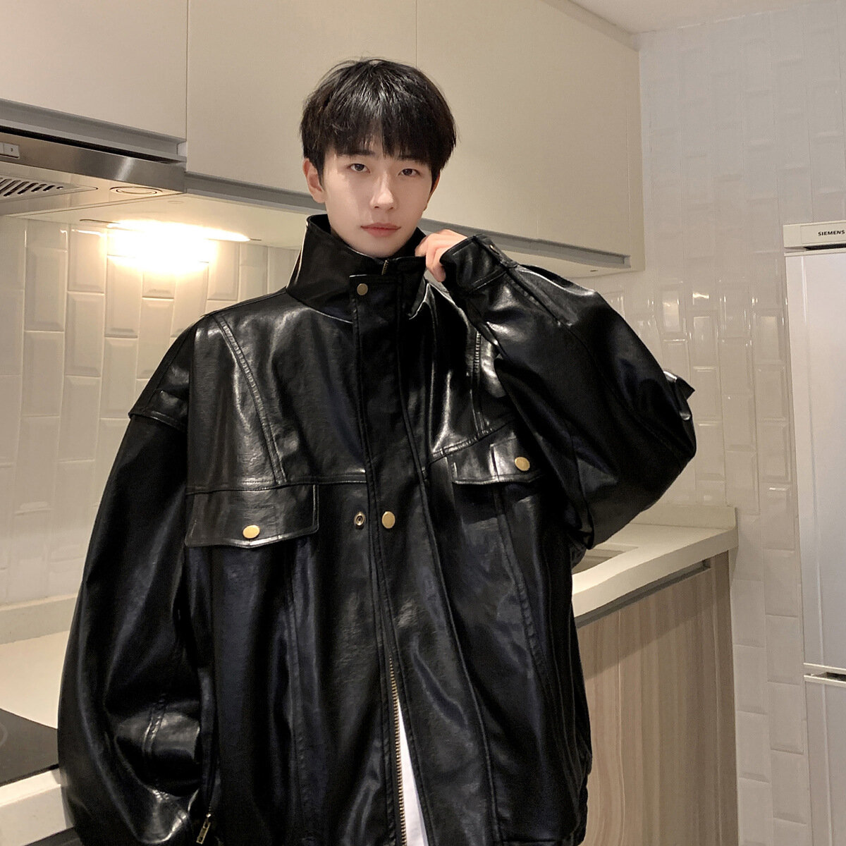 Куртка кожаная