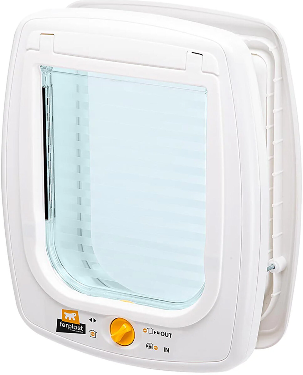 Автоматическая дверь FERPLAST SWING 9 для кошек 26,2 х 10,2 х 31,2 см (белый)