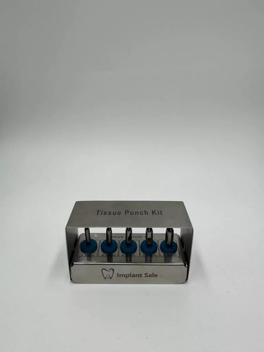 Набор мукотомов Raa Tissue Punch Kit, 5 шт, для стоматологии и хирургии — фото 1