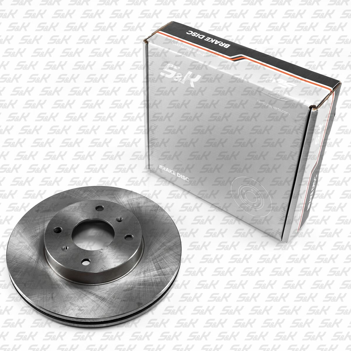 Диск тормозной передний вентилируемый для Ниссан Альмера (N16) 2000-, Примера (P11) 1996-2001 Nissan Almera Primera Артикул SKBD1139 производителя S&K