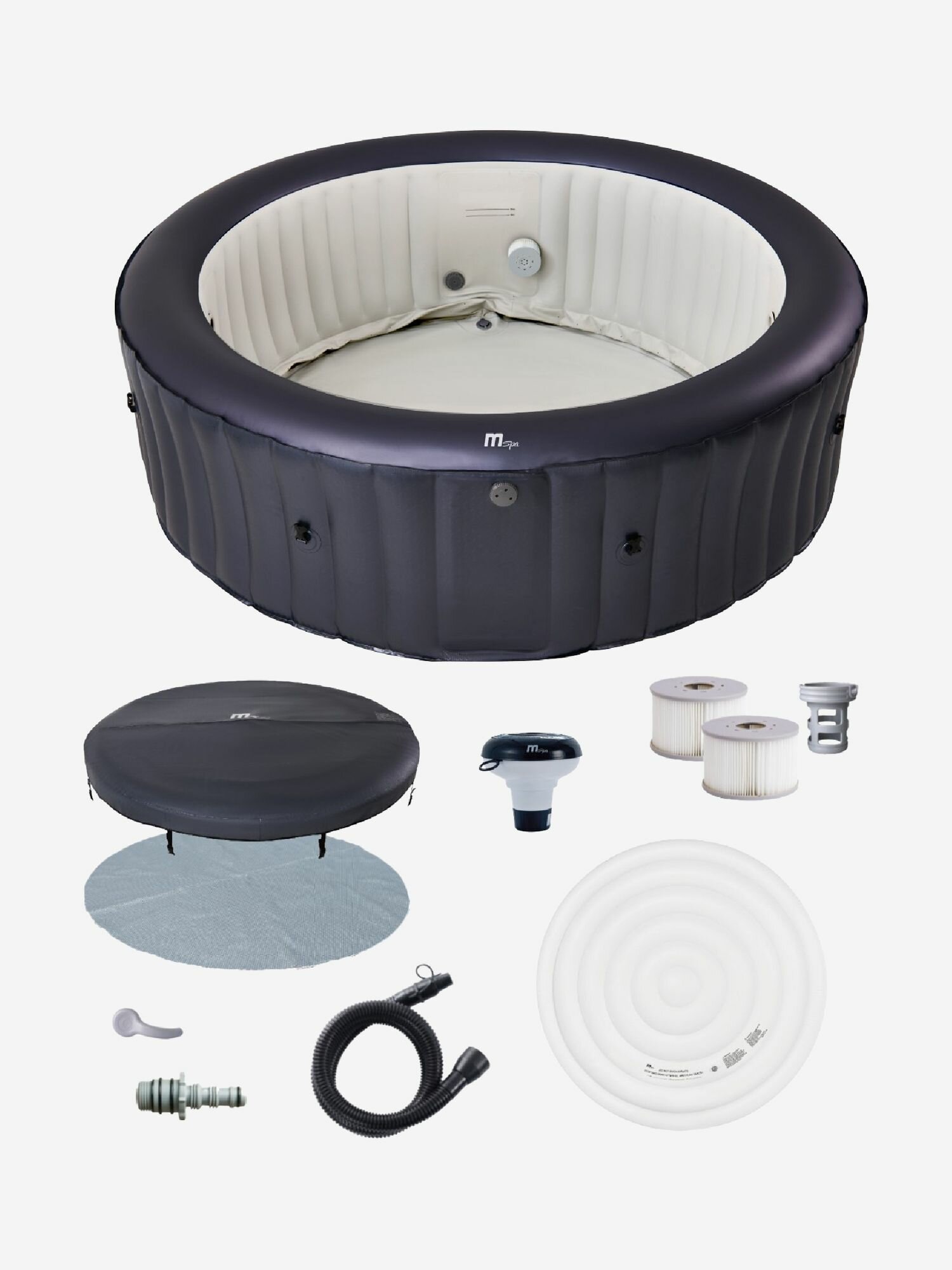 СПА-бассейн ORPC MSpa M-CA062 CARLTON, 204х204х70см, струйный и пузырьковый массаж