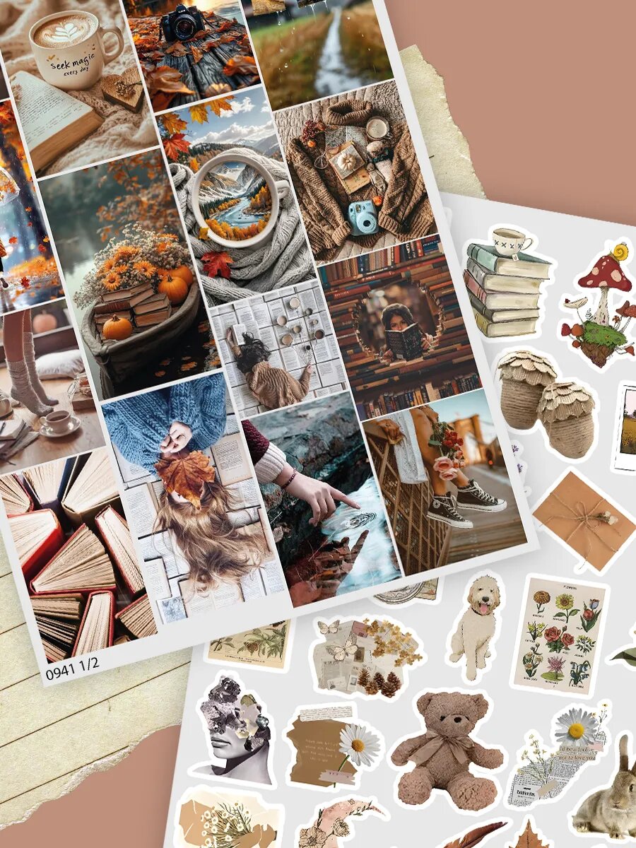 Наклейки Stick To Stick "Эстетика", винил, многоразовые, 45 штук — фото 1