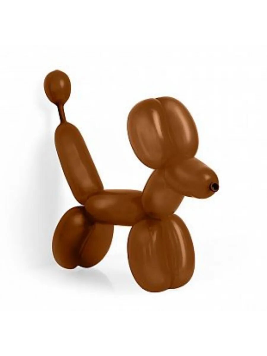 ШДМ Коричневый, Пастель / Chocolate, латексный шар (260" ) 50 шт. / DECOBAL, Вьетнам