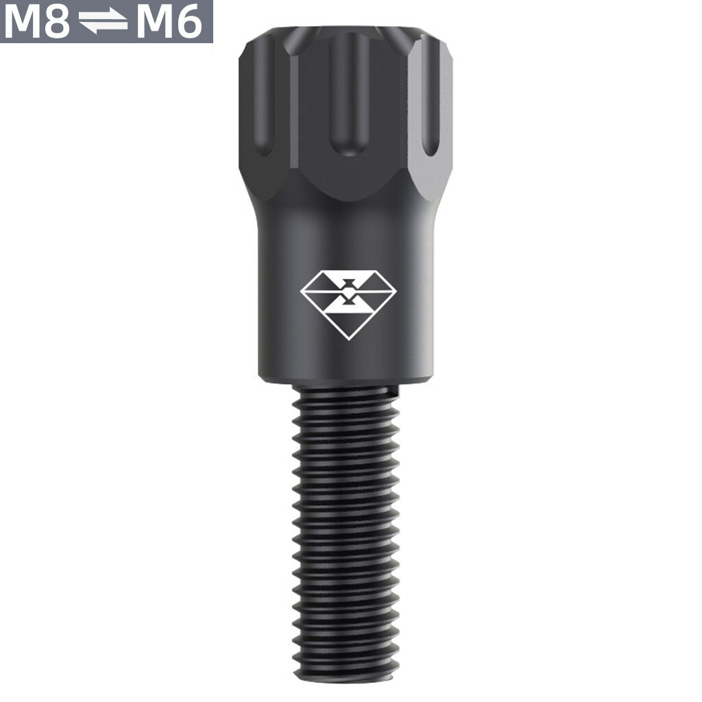 Стояк штока руля мотоцикла 8 мм Шурупы Кронштейн для крепления велосипеда, Черный от M8 до 6