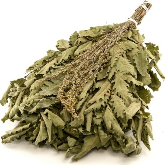 Банный веник Банная Линия дубовый с полынью