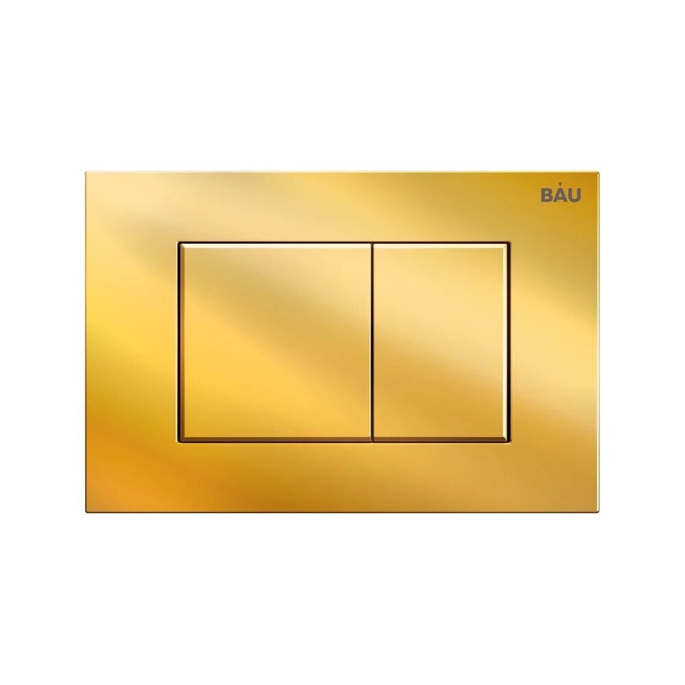 Bauedge Кнопка смыва BAU Stil для инсталляции, золото Q00013